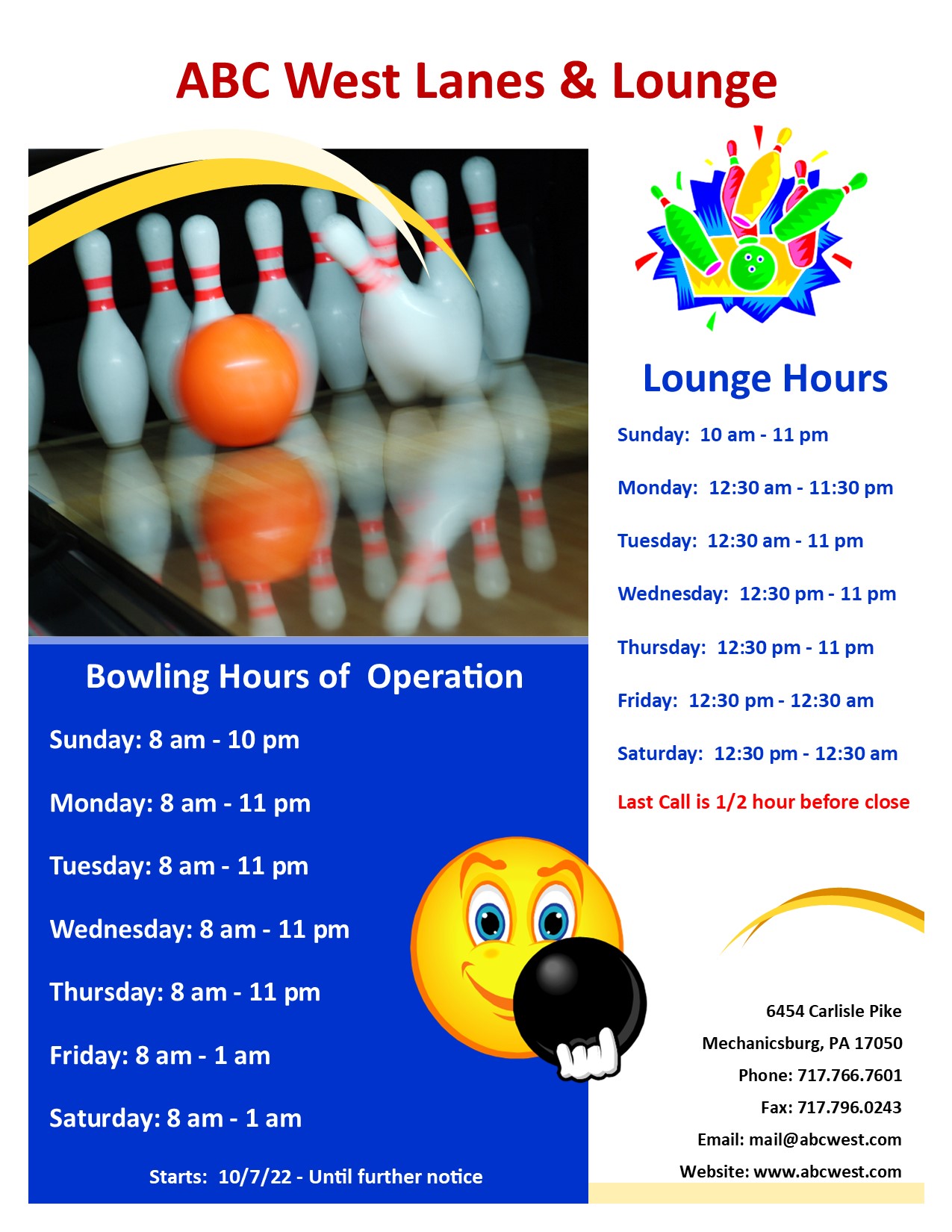 Lounge ABC West Lanes Mechanicsburg PA Lounge ABC West Lanes Mechanicsburg PA